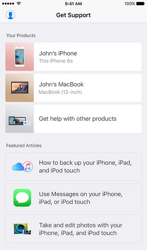 Apple Support App Now Available In The App Store